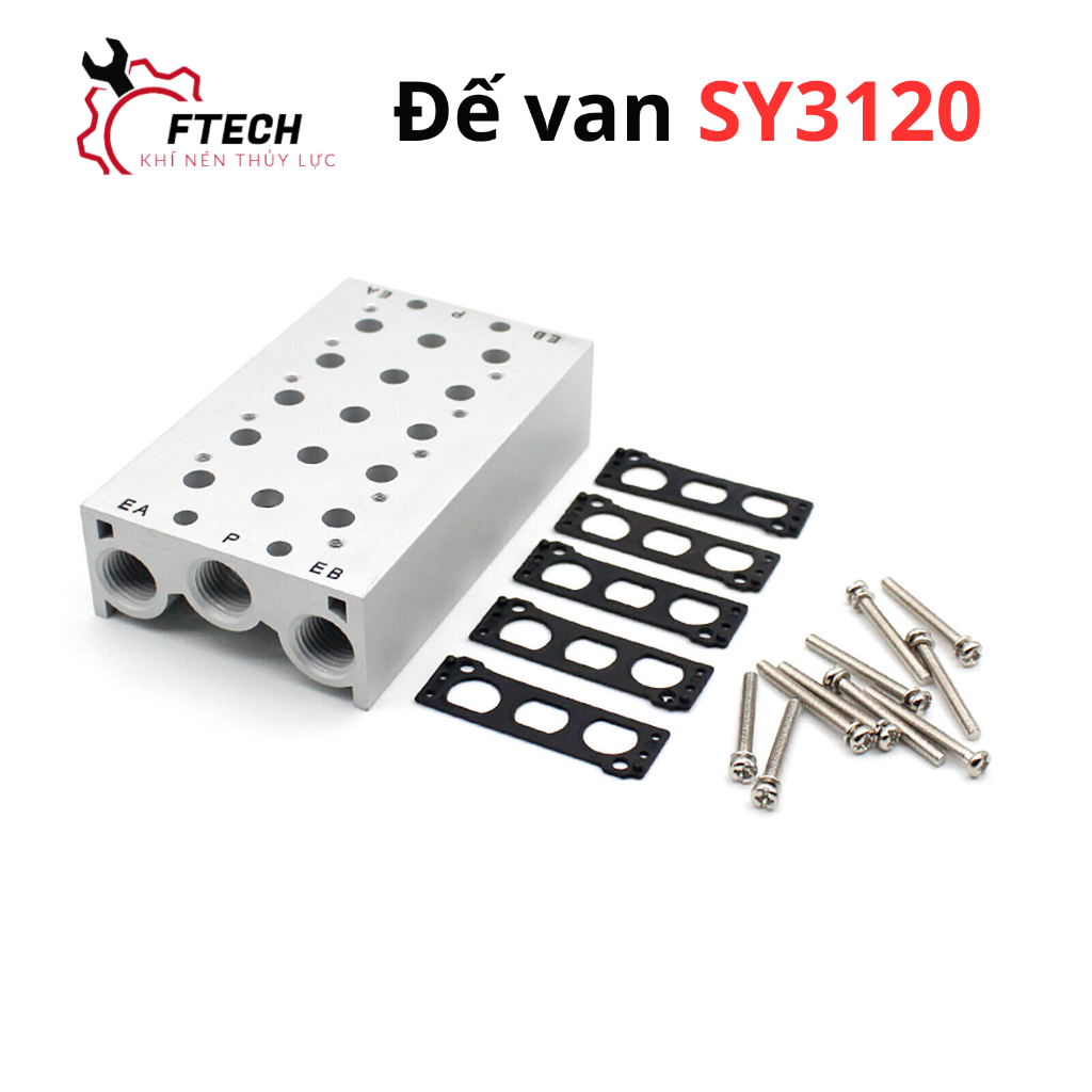Đế van (SMC) dùng cho van SY3120/3220/3240/5120/5140/7120/7140 | Shopee Việt Nam