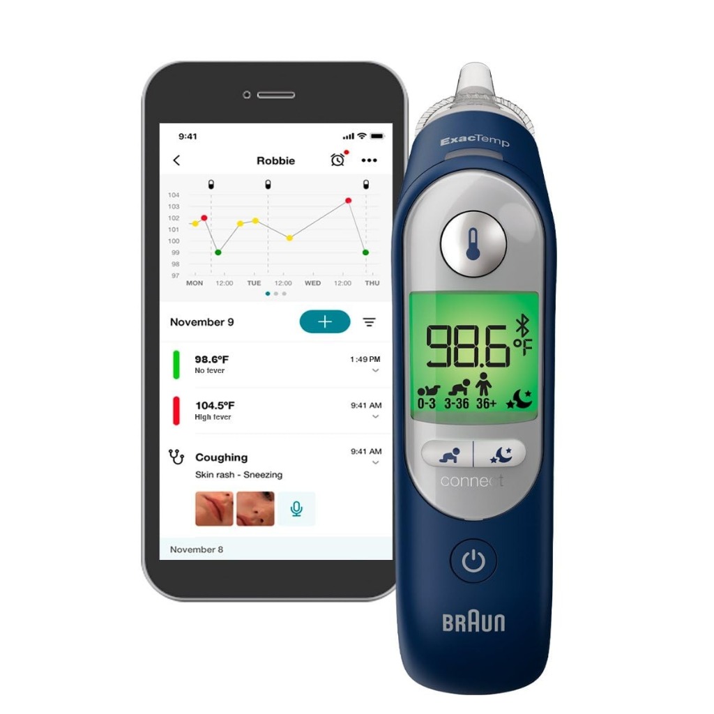 Braun ThermoScan 7 + Connect - Nhiệt kế điện tử cao cấp từ Braun Mới ...