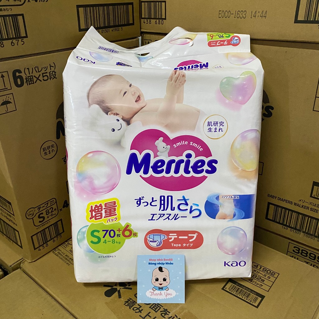 Tã Bỉm Merries Loại Dán/Quần Hàng Nội Địa Nhật Mẫu Mới Jumbo, Cộng ...