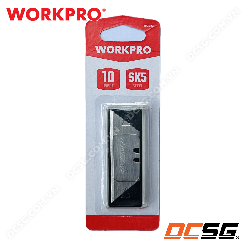 Lưỡi dao rọc cáp bằng thép SK5, kèm hộp đựng (1set = 10 cái) Workpro WP213001, WP213002 | DCSG ...
