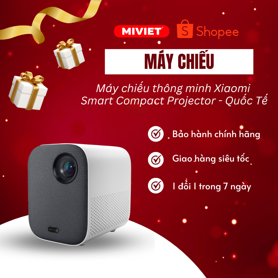 Máy chiếu Xiaomi MI Smart Projector Mini Hàng chính hãng Bảo hành 12 ...