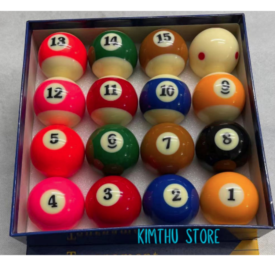 Set 16 Bóng/ Banh Bida/bia mini,chất liệu sứ size 57mm. | Shopee Việt Nam