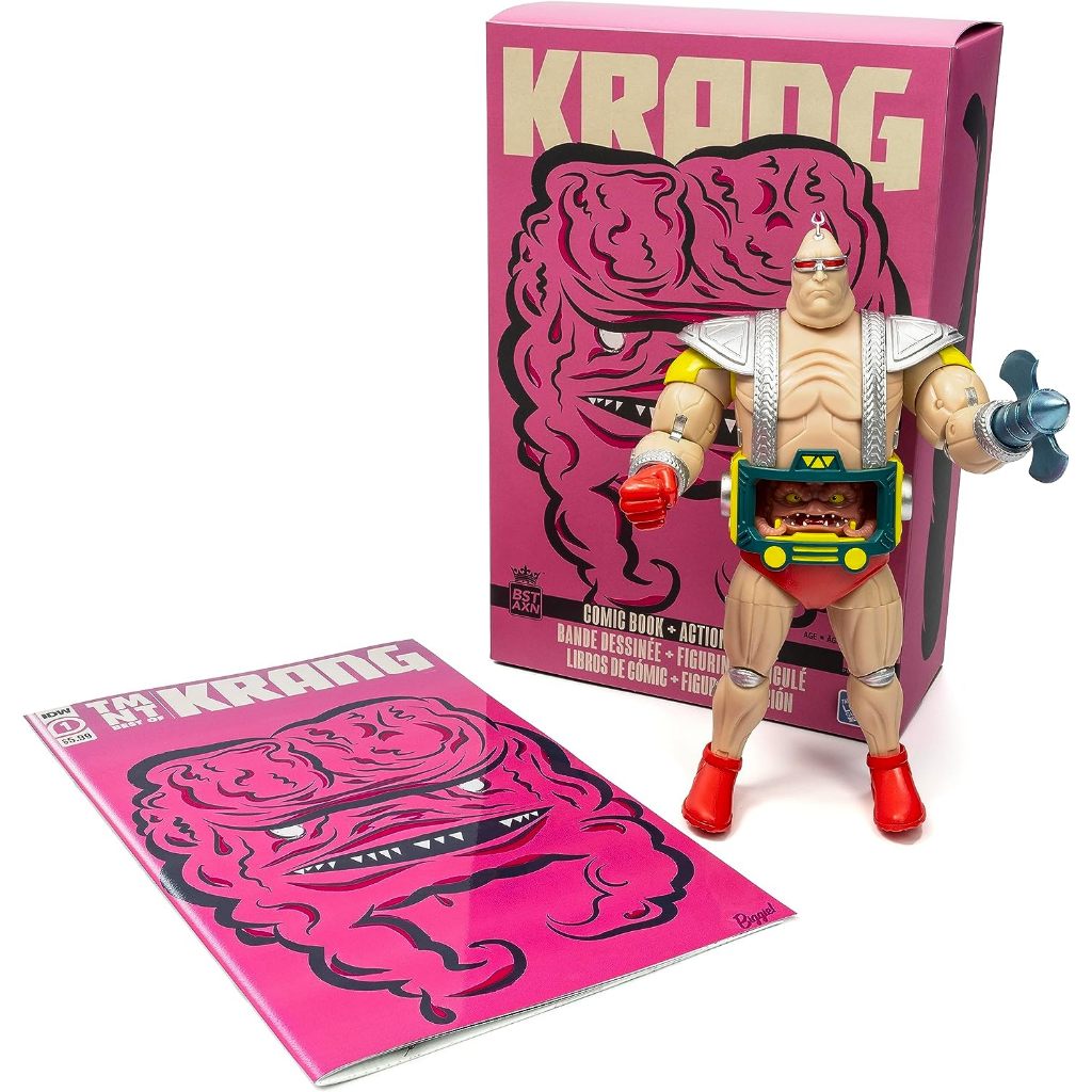 Mô hình Ninja Rùa Teenage Mutant Ninja Turtles Krang with Throwback ...