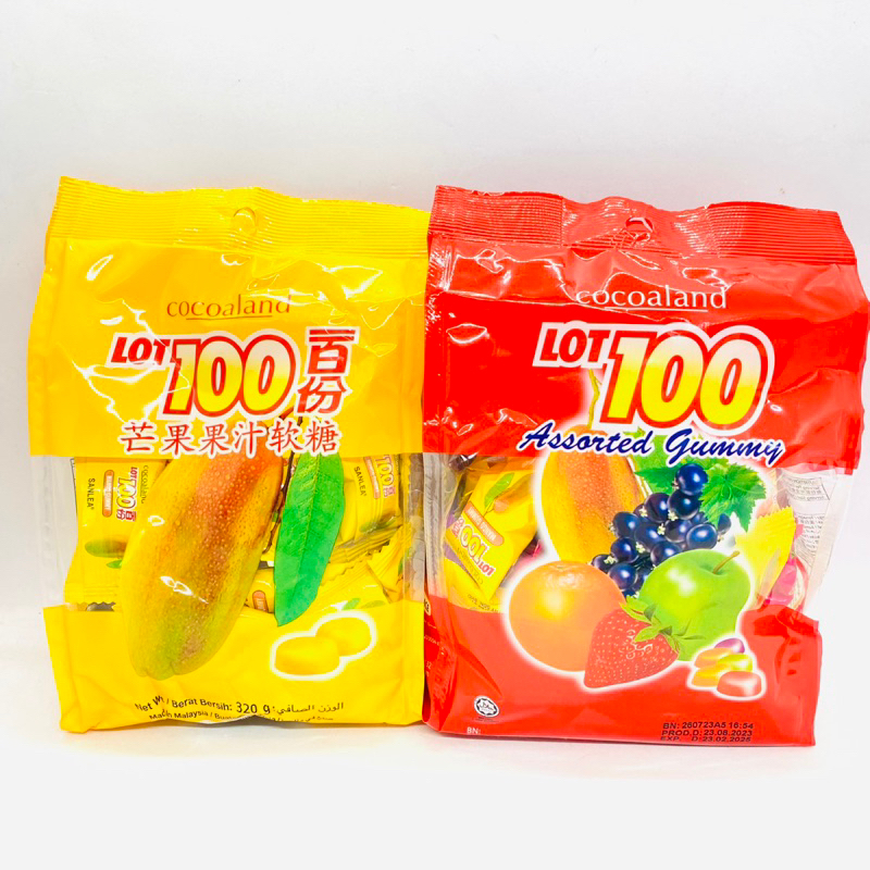 Kẹo dẻo hoa quả LOT 100 Malaysia 150g/320g | Shopee Việt Nam
