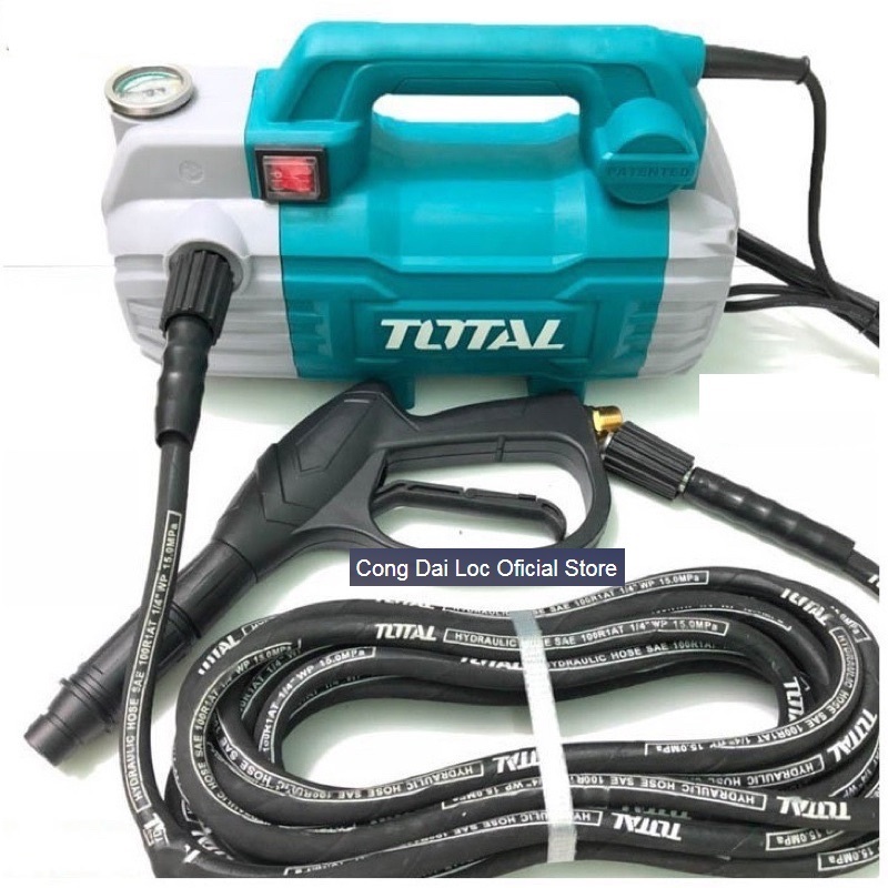 MÁY XỊT RỬA XE ÁP LỰC CAO TOTAL 1500W KHÔNG CHỔI THAN MẠNH MẼ - BỀN BỈ TGT11236 | Shopee Việt Nam