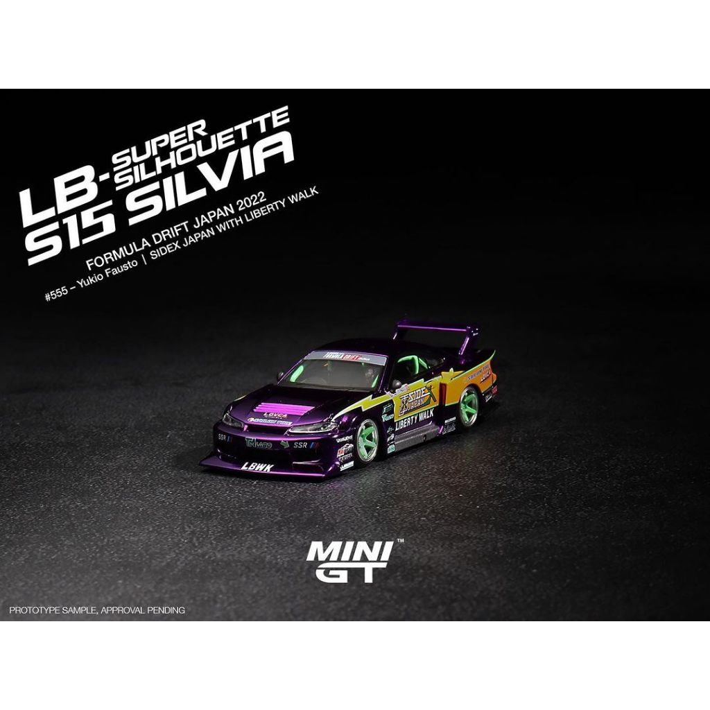 Mini GT #576 Nissan S15 SILVIA LB-Super Silhouette #555 2022 Formula ...