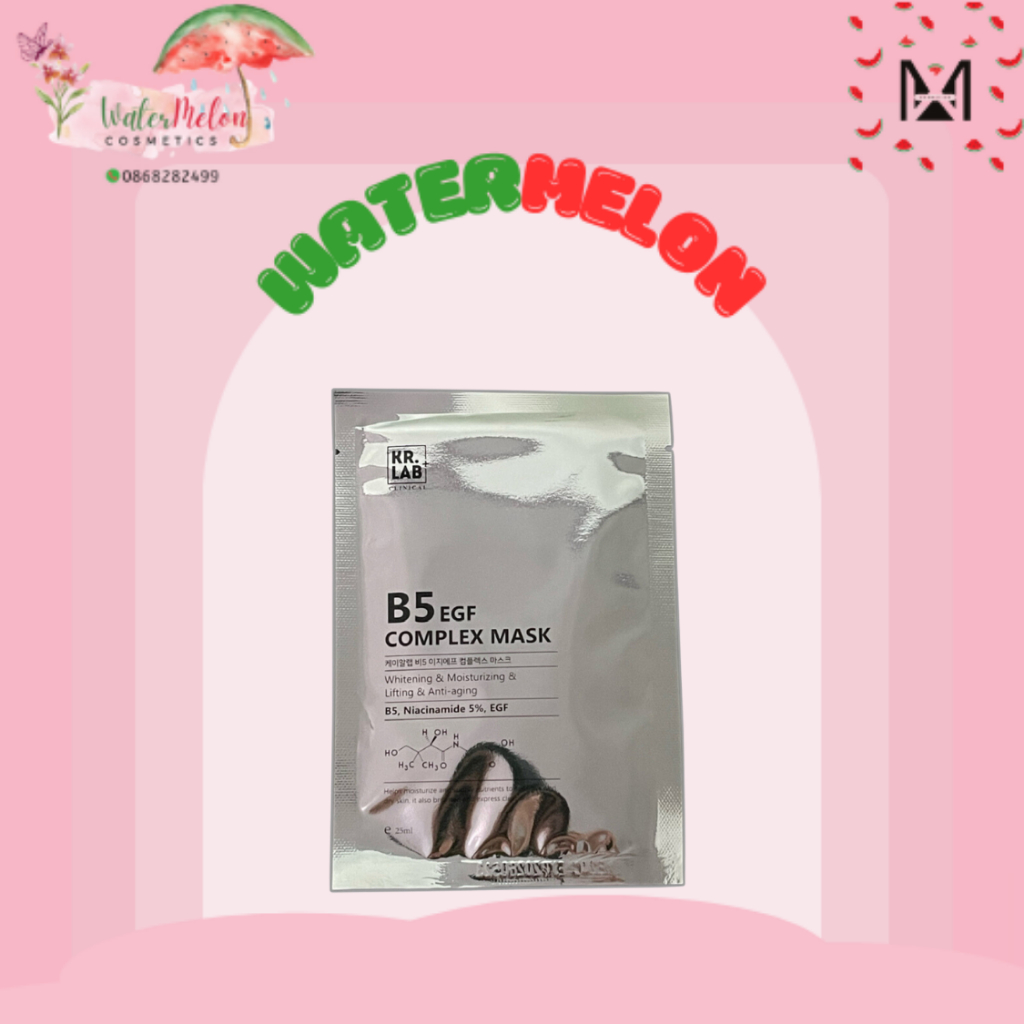 Mặt Nạ B5 Kr.Lab Cấp Ẩm Phục Hồi Dưỡng Trắng EGF Complex Mask B5 ...