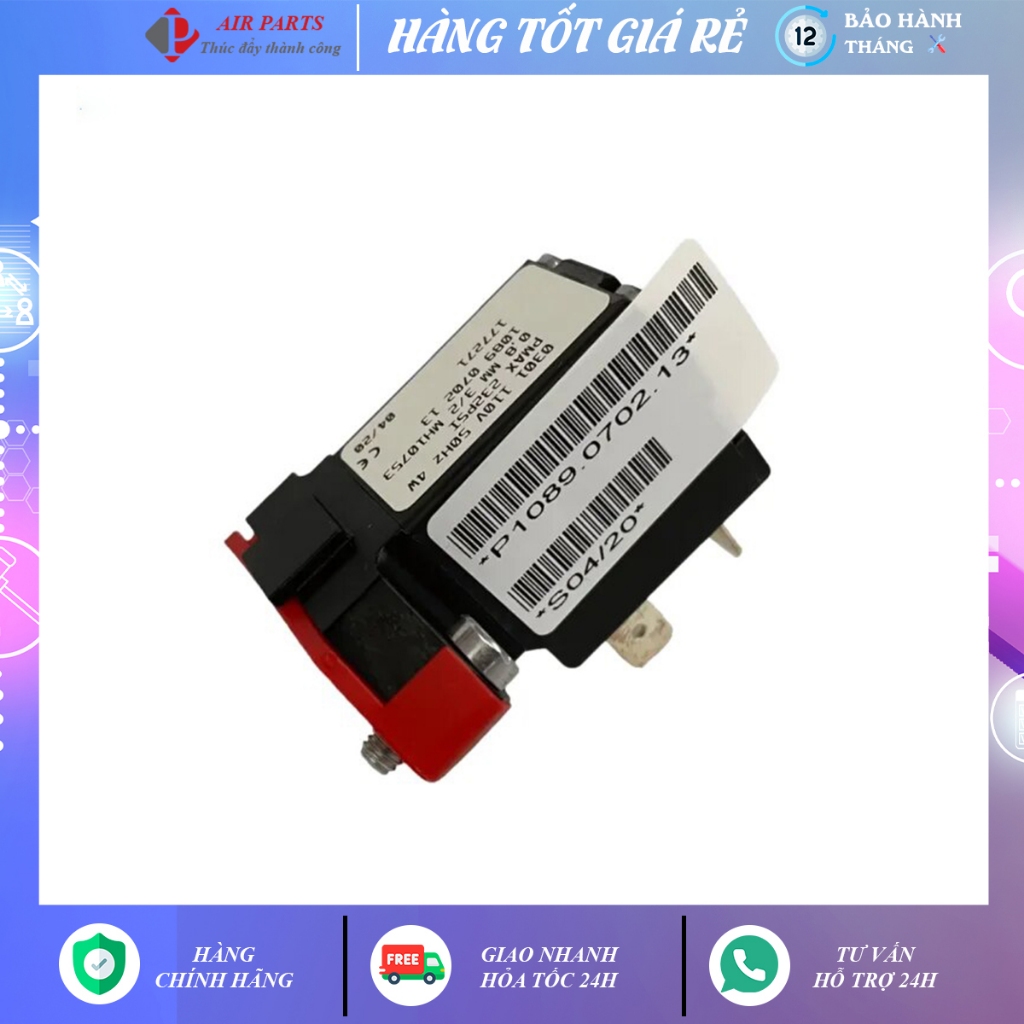 Van điện từ Atlas Copco SOLENOID VALVE 110V/50 24V/50 220V/50 ...