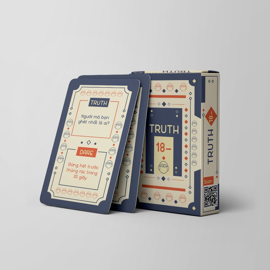 Bộ bài NÓI hay Làm, Truth Or Dare “Truth 18 -” Thẻ Bài BoardGame Thú Vị ...