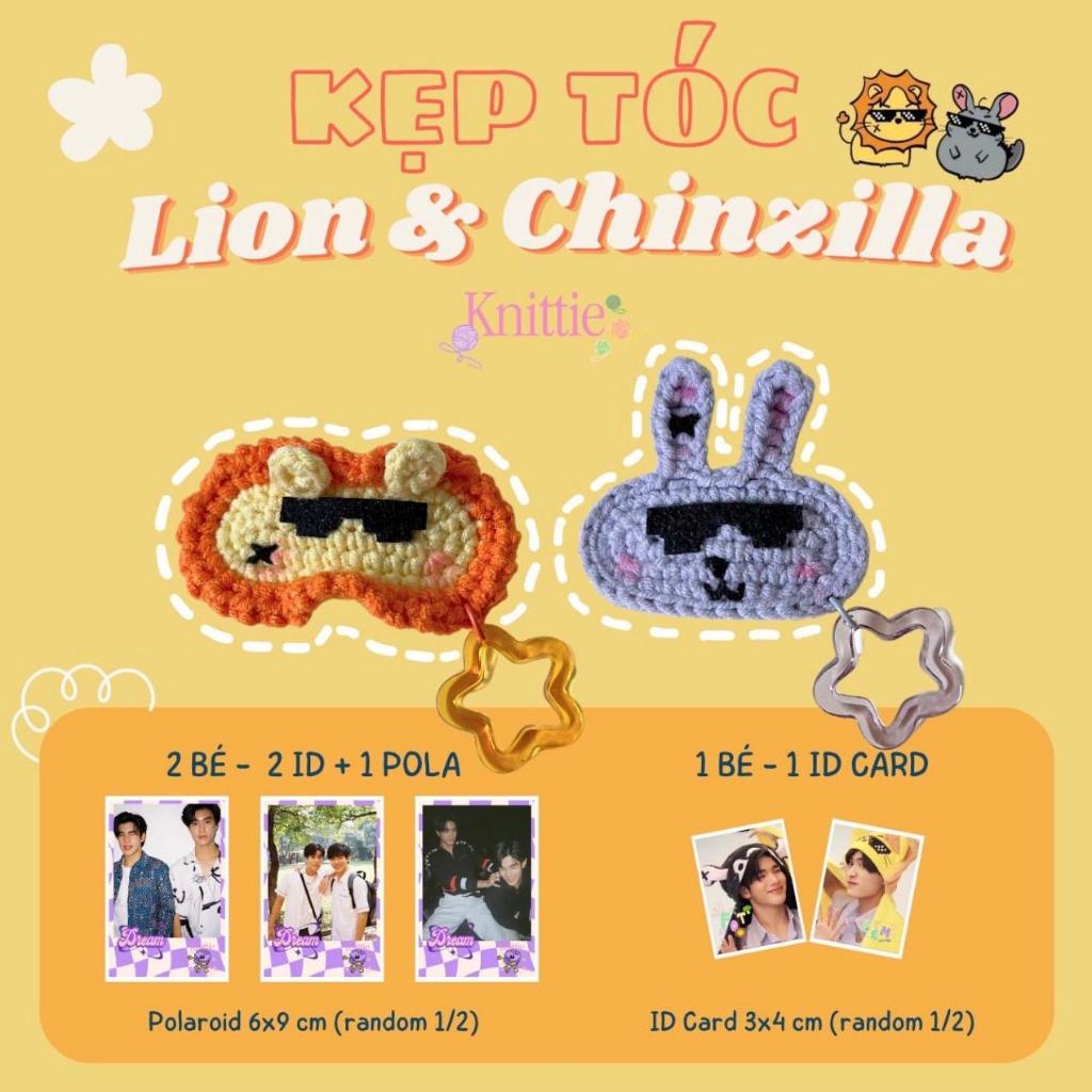 Kẹp tóc Lion & Chinzilla | KNITTIESG | Shopee Việt Nam