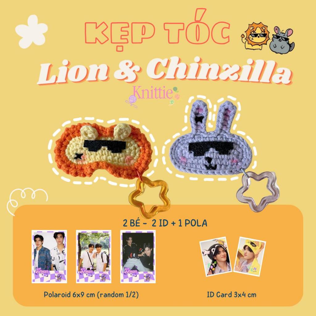 Kẹp tóc Lion & Chinzilla | KNITTIESG | Shopee Việt Nam