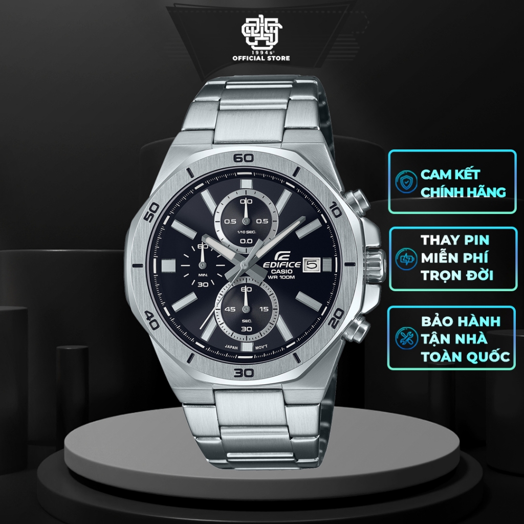 Đồng hồ Nam CASIO EDIFICE EFV-640D-1A Hàng chính hãng | Shopee Việt Nam
