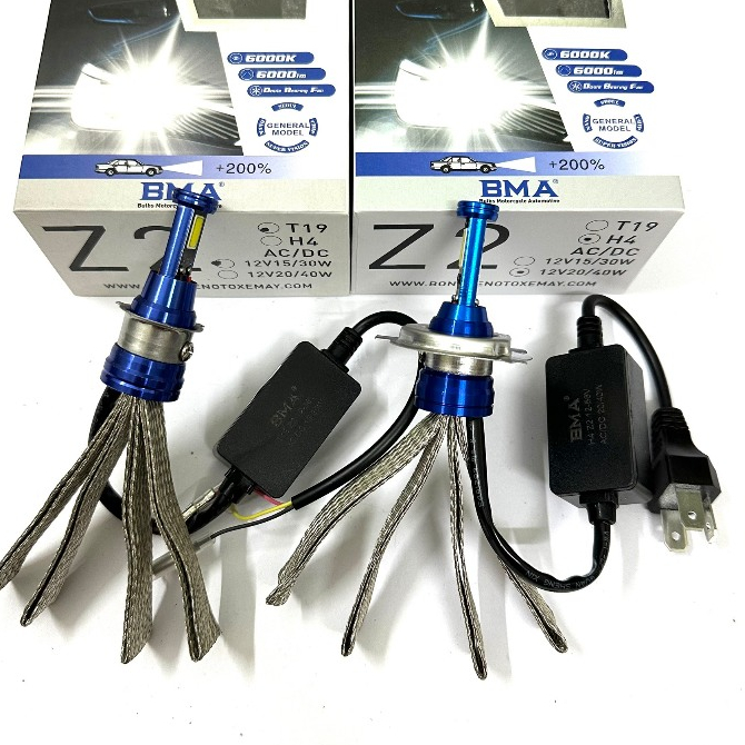 Đèn pha led Z2 hãng BMA chân M5-H4 ánh sáng trắng bảo hành 1 năm | Shopee Việt Nam