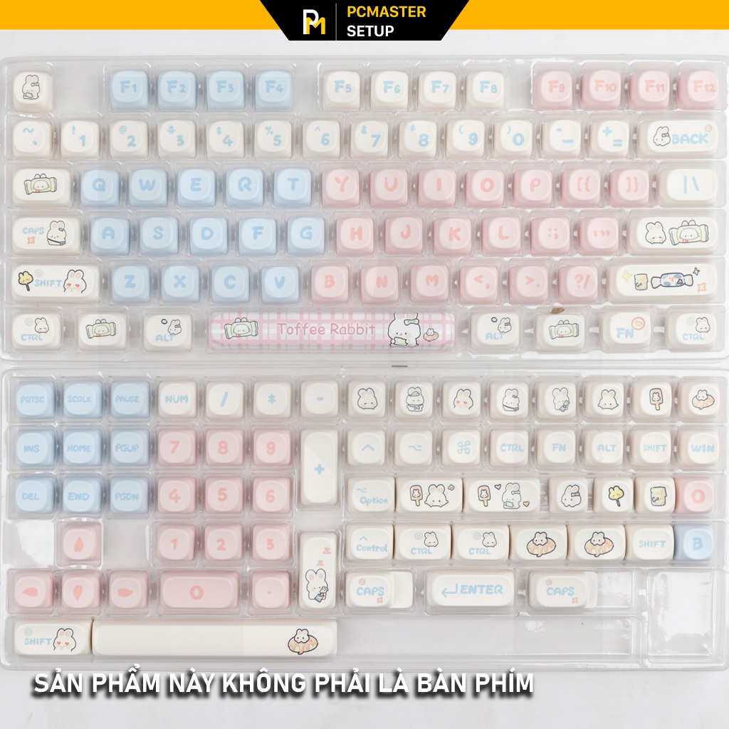 Keycap MOA pbt Lợn Hồng họa tiết in dyesub không mờ họa tiết, nút ...