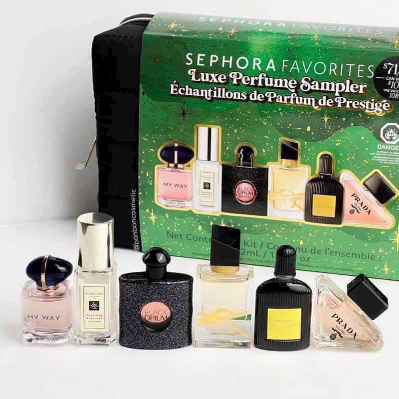 Set nước hoa minisize Luxe Perfume Sampler Sephora Favorites | Shopee ...