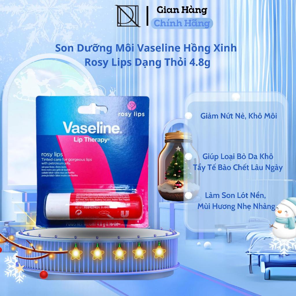 Son Dưỡng Môi Mềm Mịn Vaseline Hồng Xinh Rosy Lips Dạng Thỏi 4.8g ...