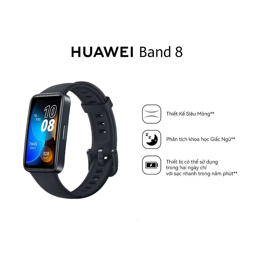 Vòng đeo tay thông minh HUAWEI Band 8 | Thiết kế siêu mỏng | Phân tích ... Vòng đeo tay thông minh HUAWEI Band 8 | Thiết kế siêu mỏng | Phân tích ...