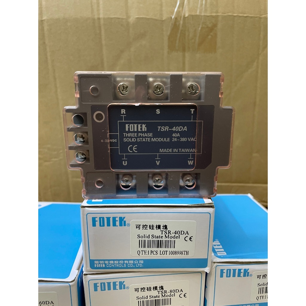 Rơ le bán dẫn 3 pha SSR Fotek 3 Pha 40/60/80/100A model TSR, TSR-40DA ...