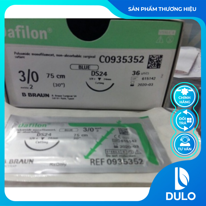 Chỉ phẫu thuật Dafilon 3/0 ( Combo 6 Sợi) | Shopee Việt Nam