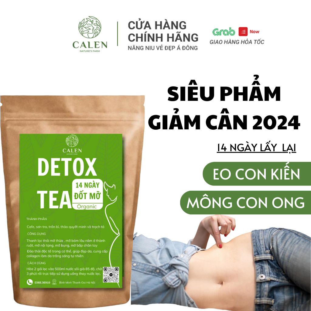 Trà detox 14 ngày Calen Nature's Farm vòng eo con kiến đón Tết 2024 ...