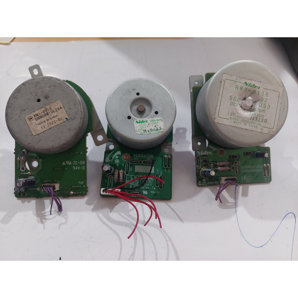 Motor combo20 gồm 03 motor:RM1-6378(trục trước 8mm,chân DEC chạy trực ...
