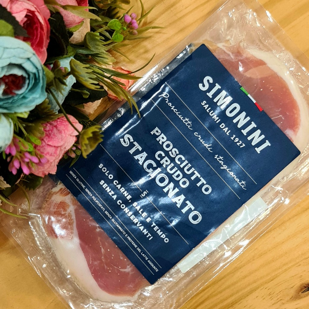 Thịt heo muối hun khói Prosciutto Crudo Stagionato Simonini – Sliced ...