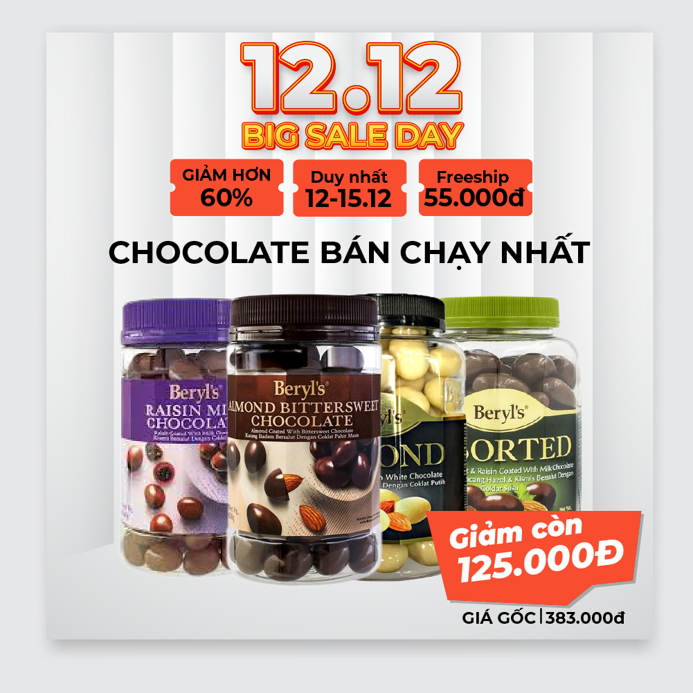 Socola Beryl's Malaysia 410 - 450gram | Shopee Việt Nam