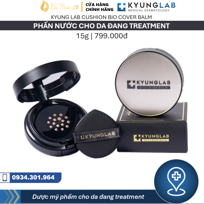 Phấn Nước Chống Nắng Cushion KyungLab Bio Cover Balm - Dùng Được Cho Da ...