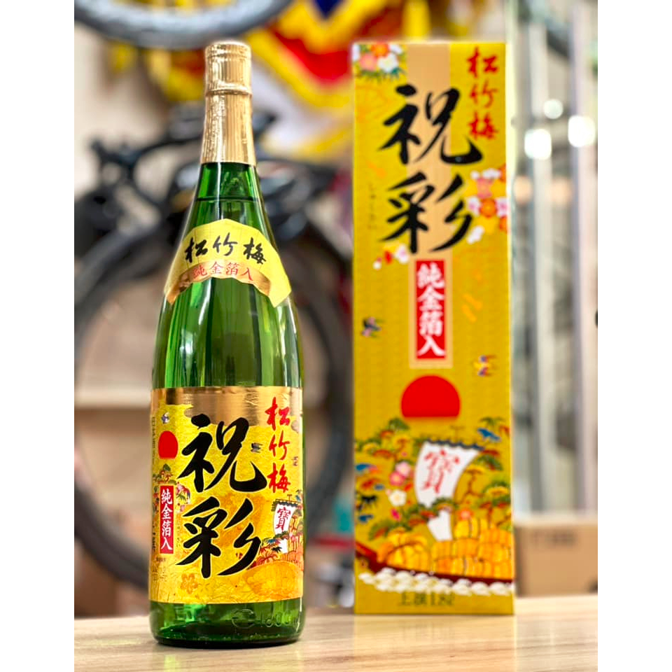 Nước sake vảy vàng Takara Shozu 1,8L chai xanh (nội địa Nhật) | Shopee Việt Nam
