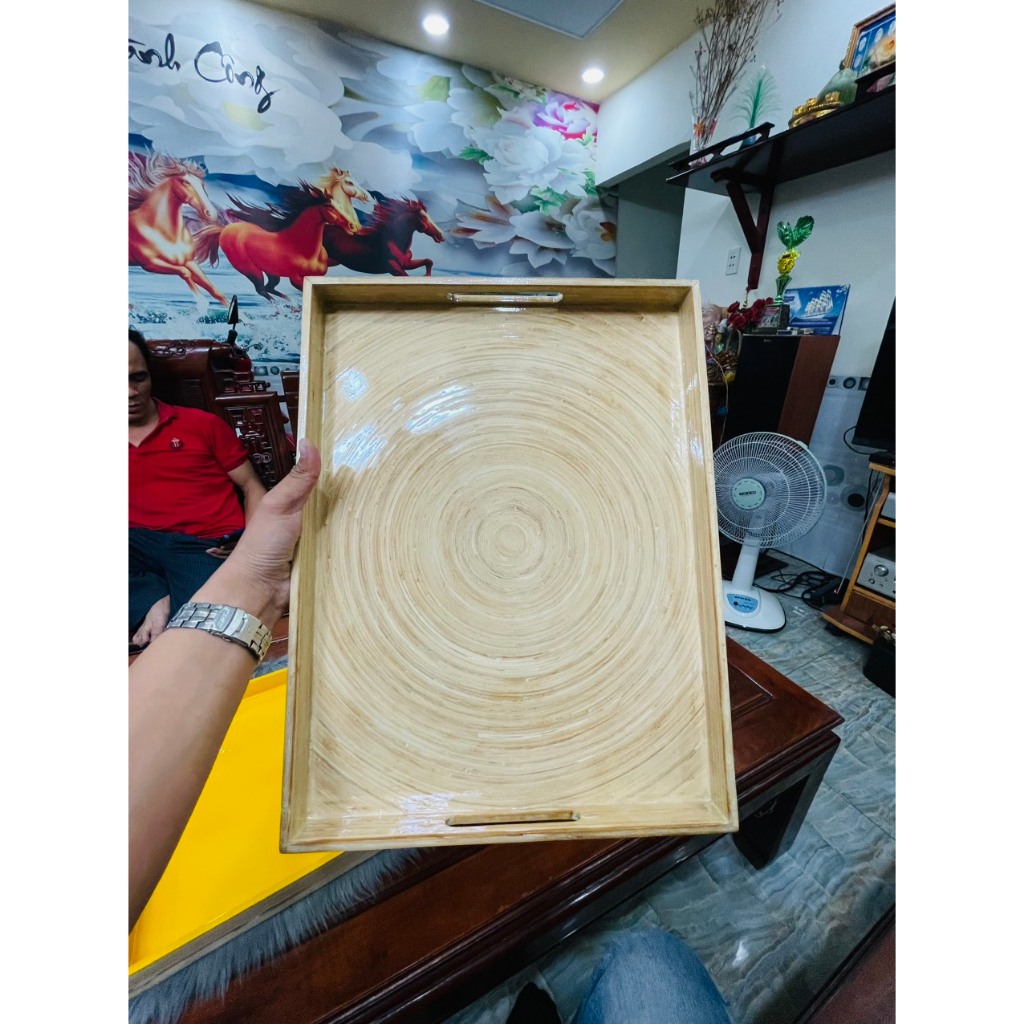 khay phục vụ đa năng,sử dụng bưng bê cafe đồ ăn,dài 50cm ngan 38cm ...