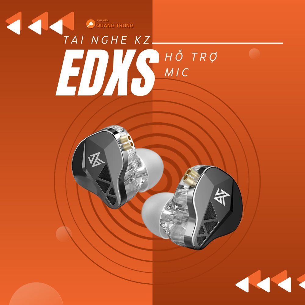Tai nghe kz edxs phiên bản mới nhất, có mic, chân cắm 3.5mm | Shopee Việt Nam
