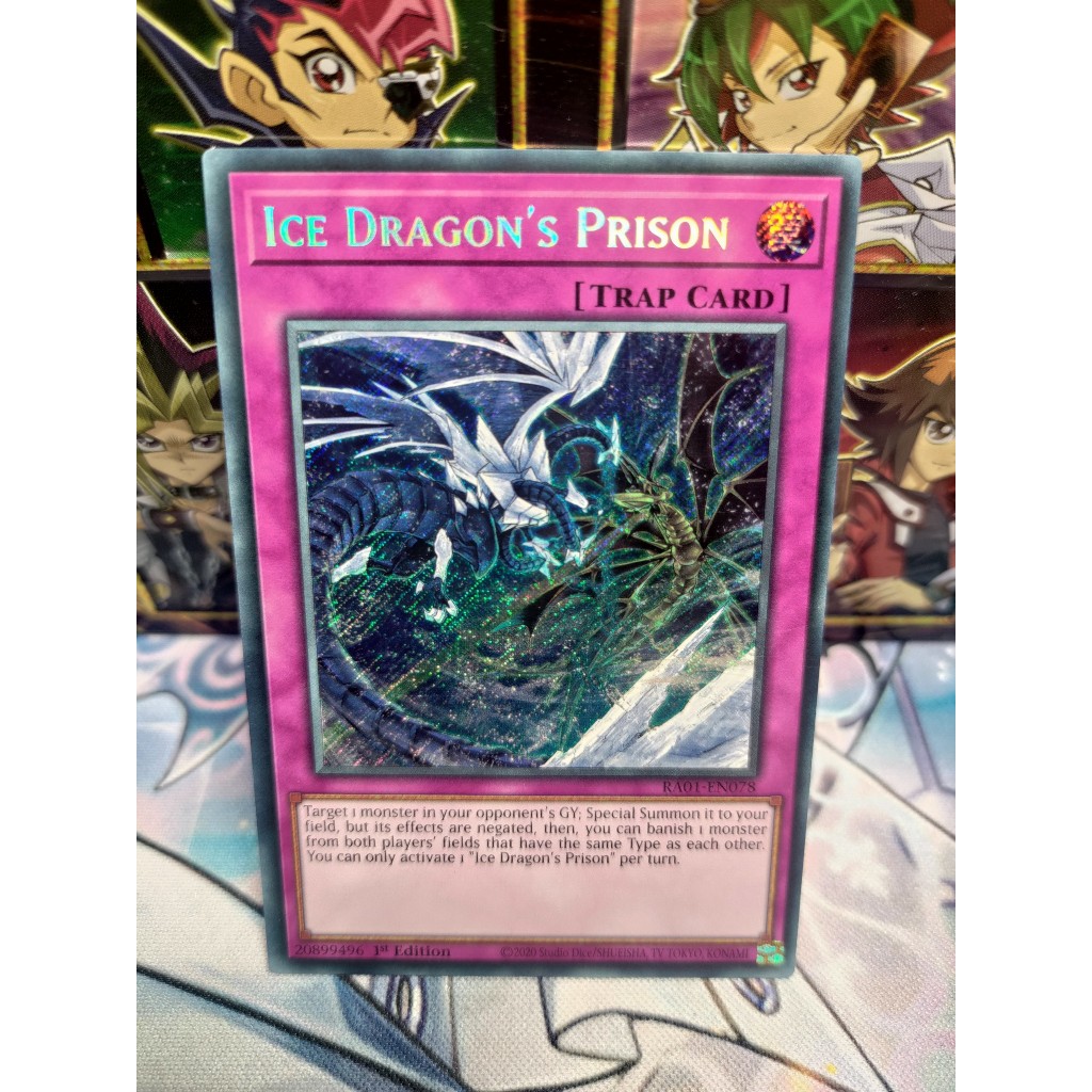 [KW2 Yugioh] [EN] Thẻ bài Ice Dragon's Prison - RA01-EN078 | Shopee Việt Nam