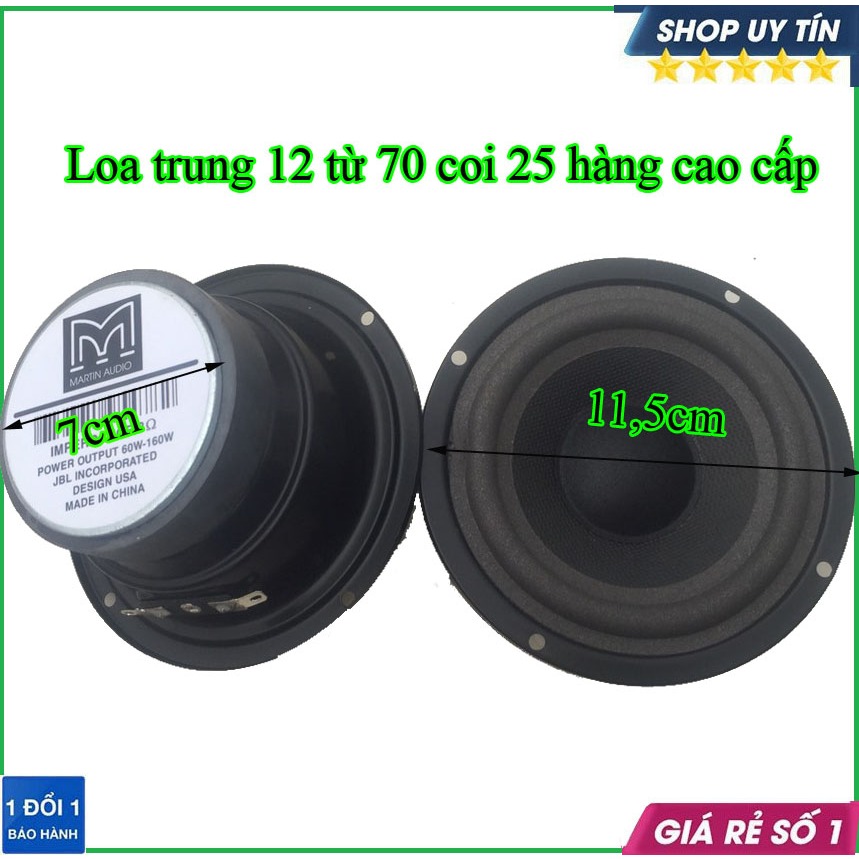 Loa trung kín - Loa mid trung 10cm toàn vành 11.5cm từ 70 | Shopee Việt Nam