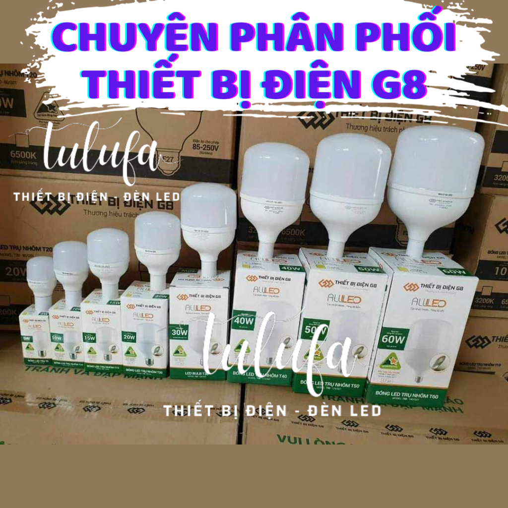 Bóng đèn led G8 đủ các công suất 60W 50W 40W 30W 20W 15W 10W 5W Aluled ...