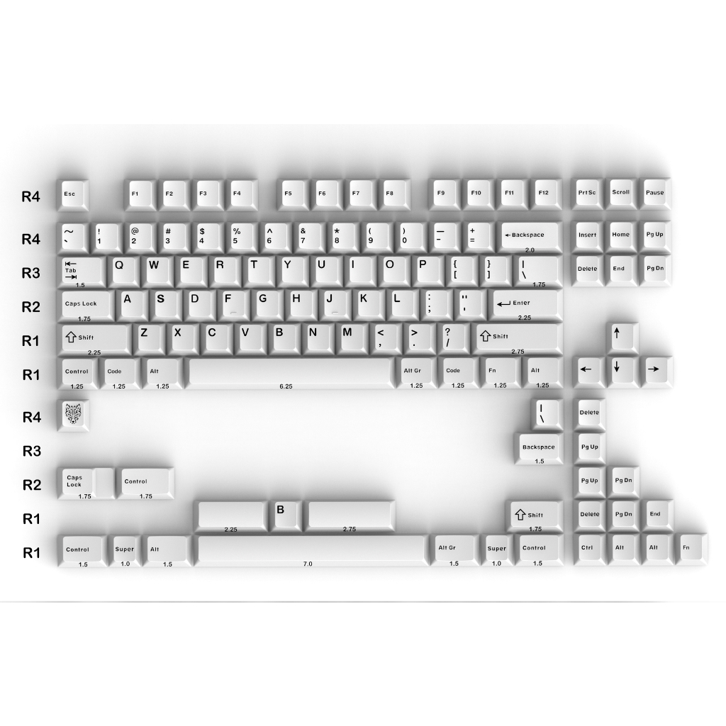 Bộ keycap ABS doubleshot CMK WOB, BOW, Classic Red, Deep Navy - Cherry ...