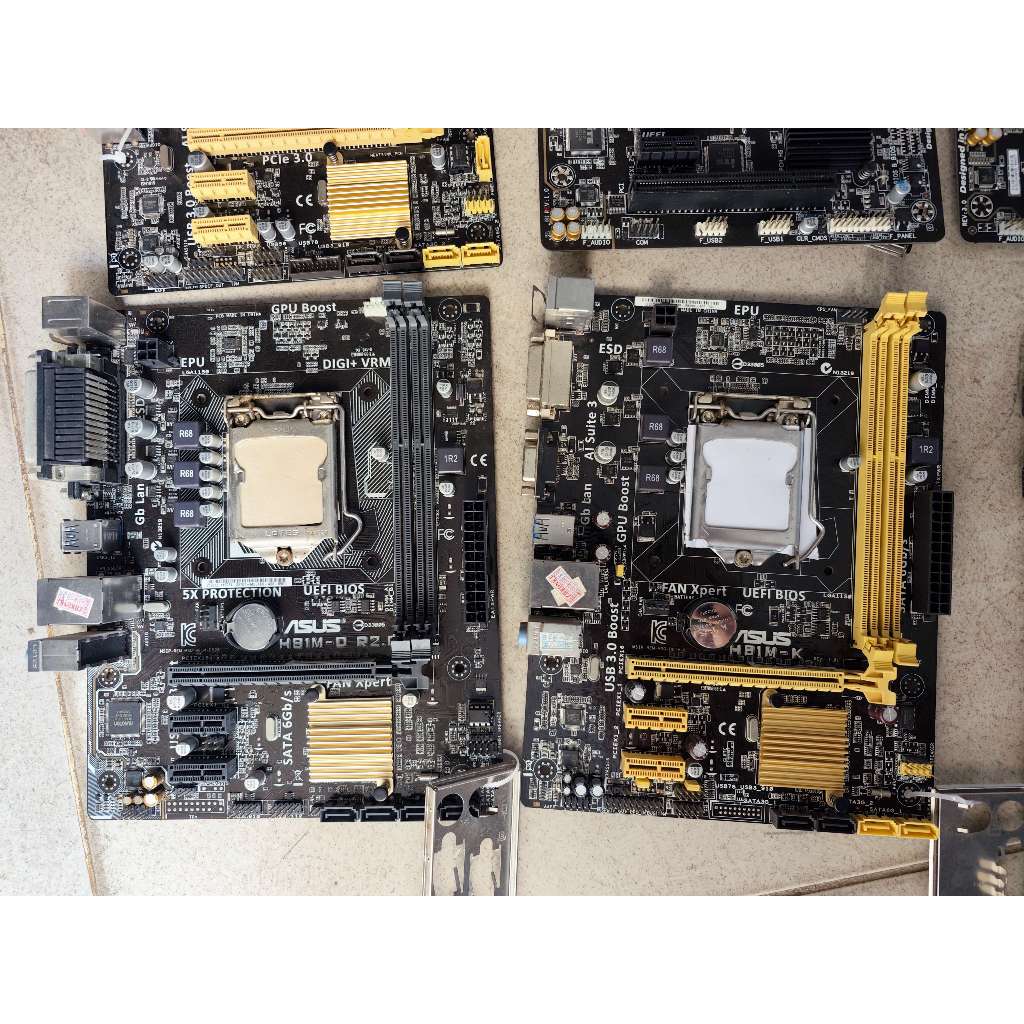 Main máy tính H81 bóc máy chính hãng Gigabyte, Asus...tặng kèm chắn ...