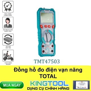 ĐỒNG HỒ ĐO ĐIỆN VẠN NĂNG TOTAL TMT47503 (NÂNG CẤP TỪ MÃ TMT47502 ...