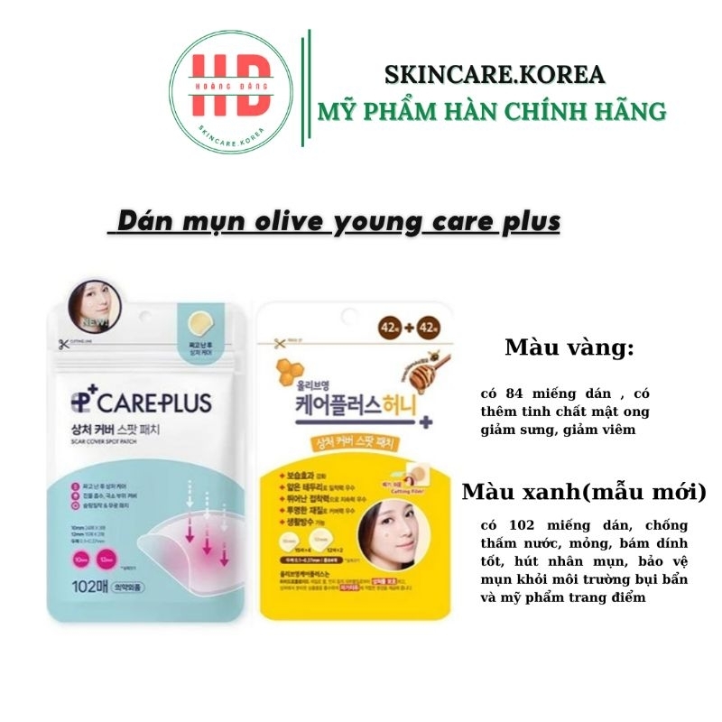 Miếng dán mụn Careplus của Olive Young | Shopee Việt Nam