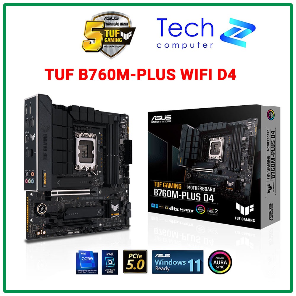 Mainboard ASUS TUF GAMING B760M PLUS WIFI D4 | Shopee Việt Nam