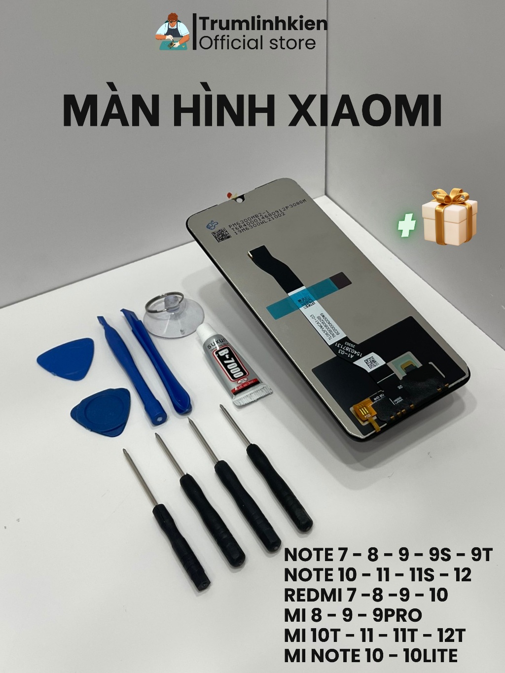 Màn hình zin Xiaomi Note 7 Note 8 Note 9 Note 10 Note 11 Note 12 9S 9T ...