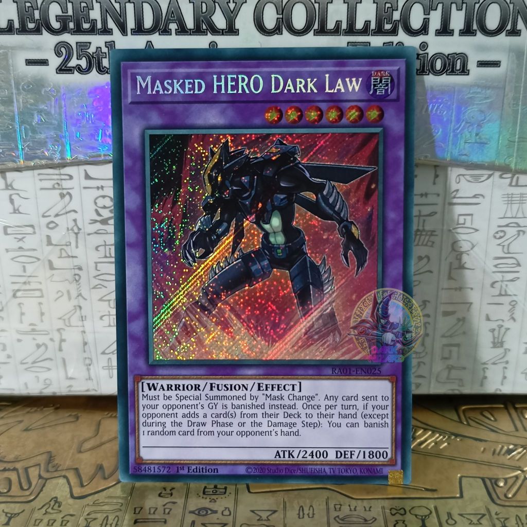 Masked HERO Dark Law - RA01-EN025 - Secret Rare [Thẻ bài Yugioh] | Shopee Việt Nam
