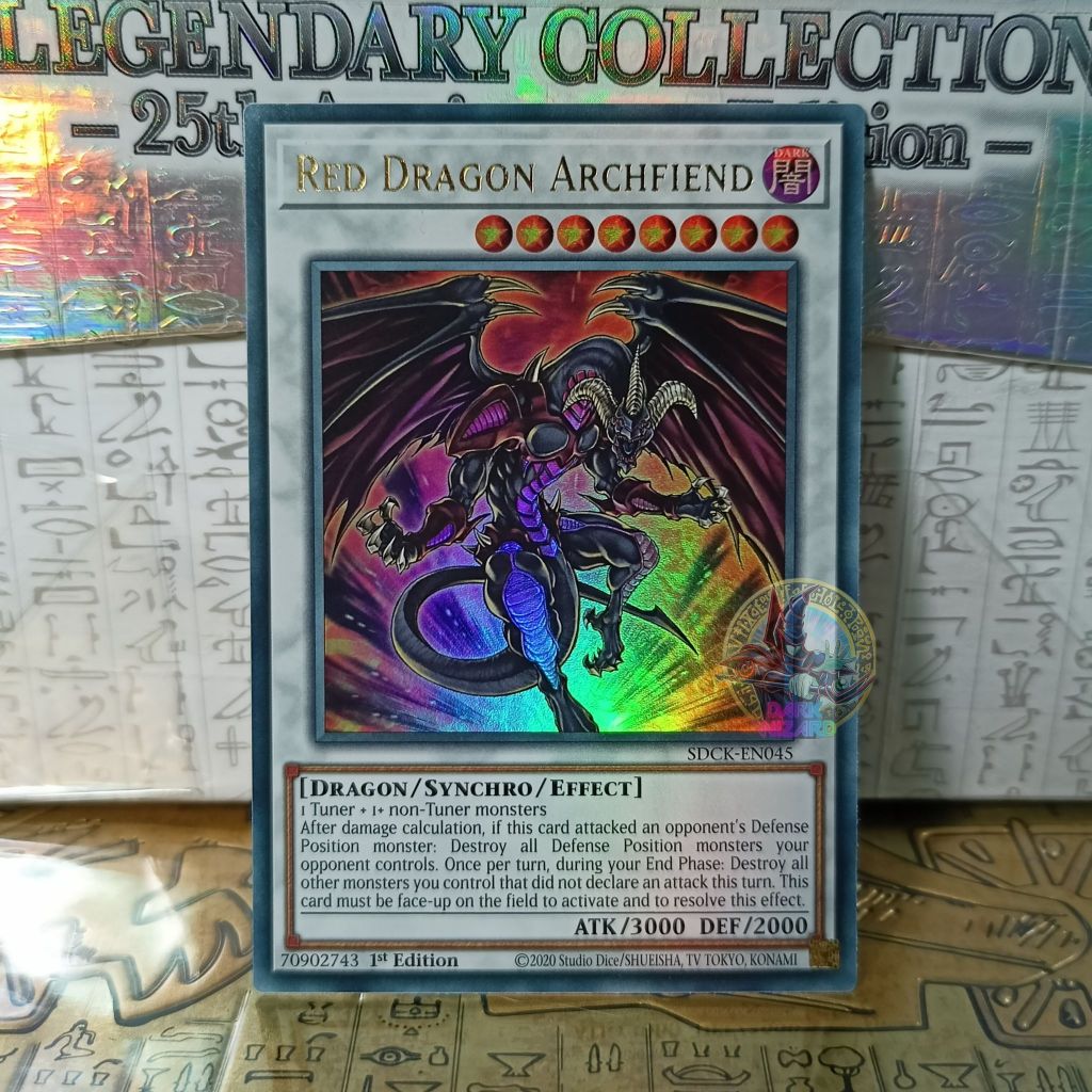 Red Dragon Archfiend - SDCK-EN045 - Ultra Rare [Thẻ bài Yugioh] | Shopee Việt Nam