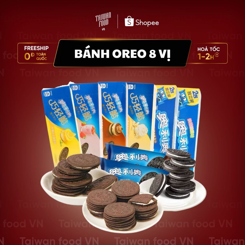 OREO 8 VỊ MỚI SIÊU MỎNG, SIÊU GIÒN { TAIWAN FOOD VN } ĐỒ ĂN VẶT TRUNG ...