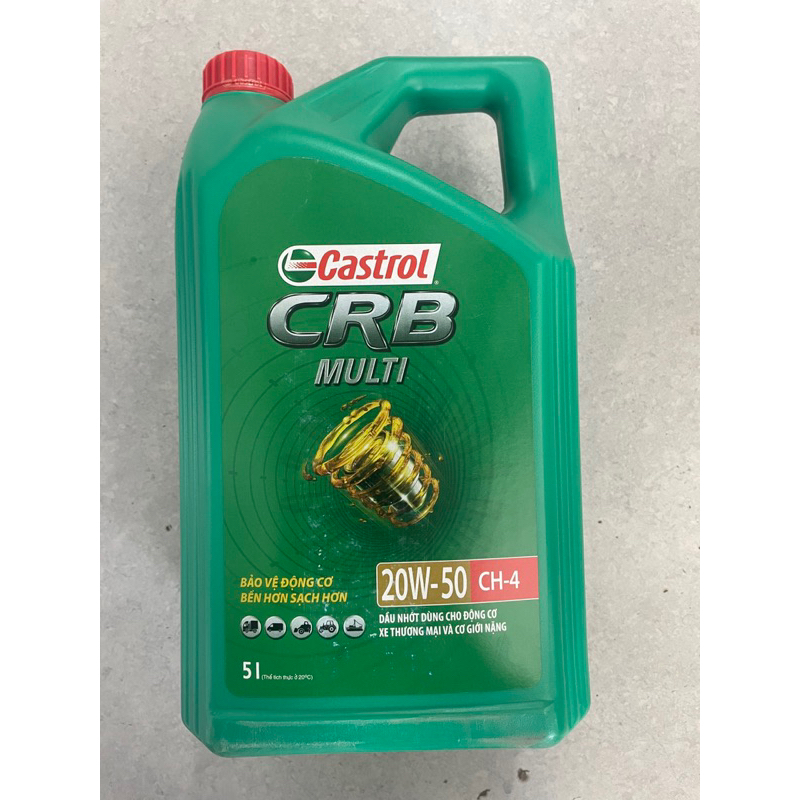 Nhớt Castrol CRB 5 lít - Nhớt động cơ ô tô tải/xe bán tải/xe máy dầu ...