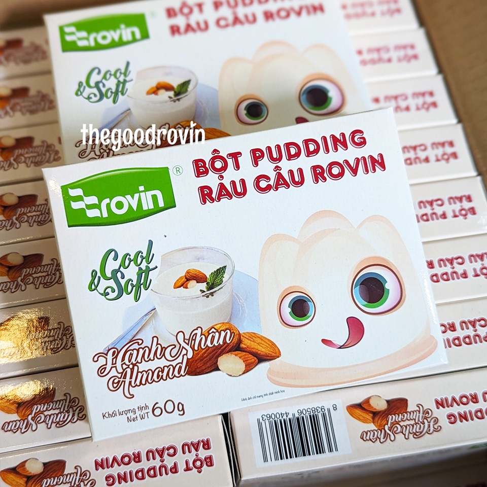 Bột Pudding Rau Câu Hương Hạnh Nhân Rovin (Hộp 60g) | Shopee Việt Nam