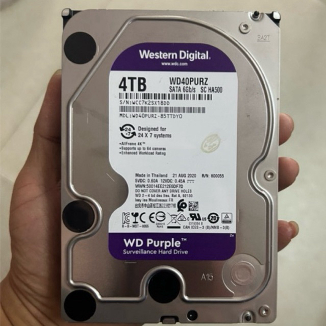 Ổ HDD 4t WD tím / Seagate sức khoẻ 100% | Shopee Việt Nam