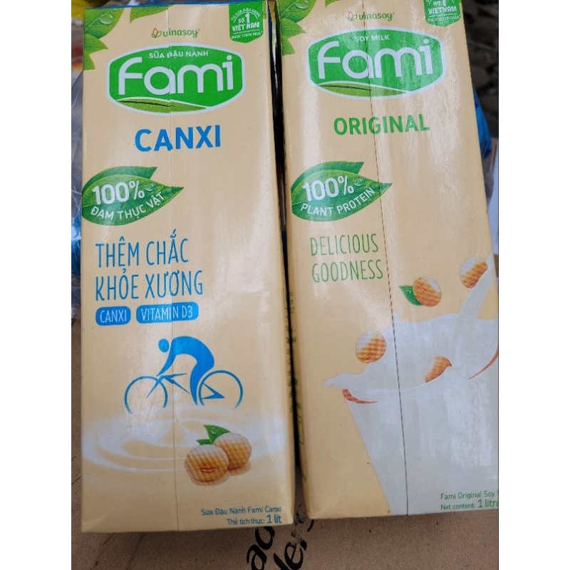 Sữa đậu nành Fami 1 lít | Shopee Việt Nam