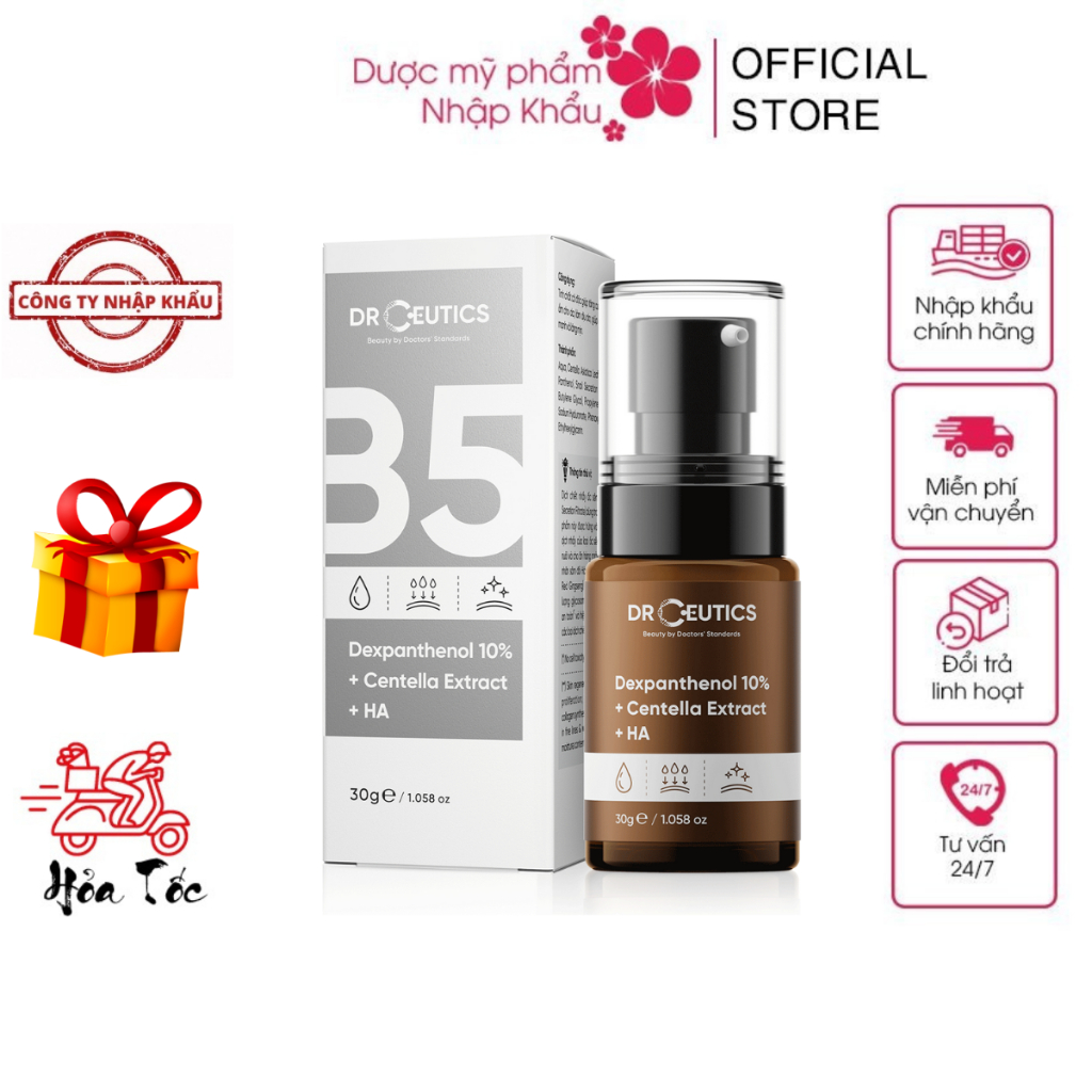 Serum B5 DrCeutics Dưỡng Cấp Ẩm Và Phục Hồi Da Dr Ceutics Dexpanthenol ...