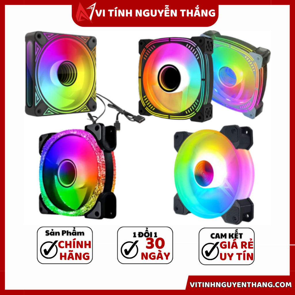 Fan case - Quạt tản nhiệt Coolmoon Y1 / F2 / F4 RGB - Coolmoon DM1 ARGB ...
