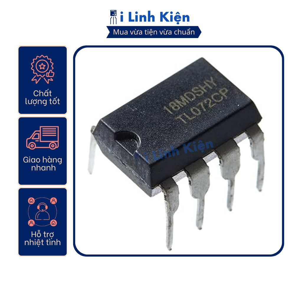 TL072 TL072CP DIP-8 chính hãng | Shopee Việt Nam